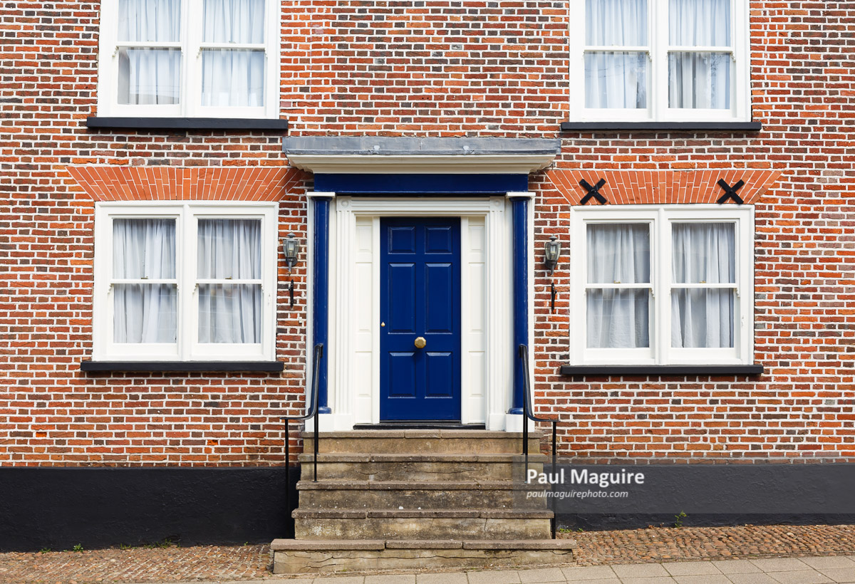 Stock photo - Front door traditional brick house - Paul Maguire