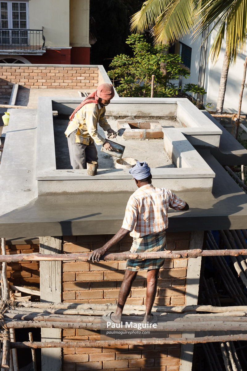 Buy a photo of Indian construction workers - Paul Maguire