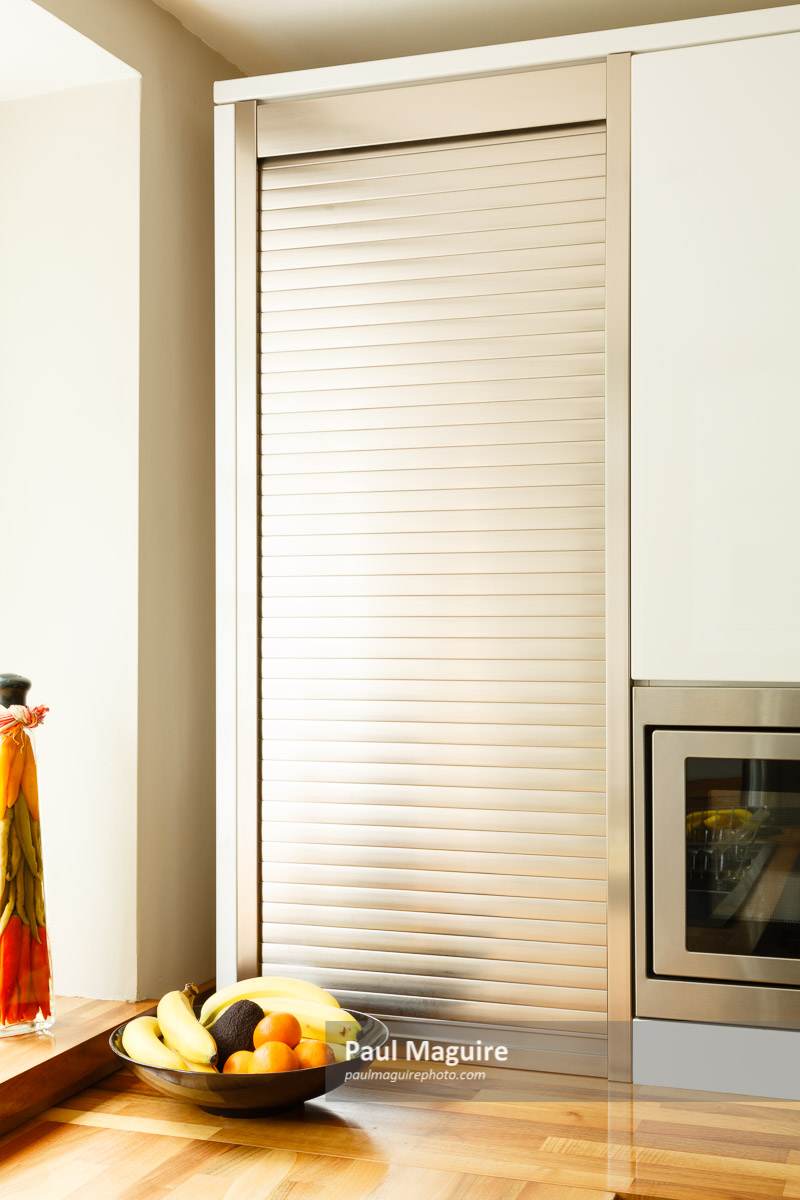 Stock photo - Kitchen tambour unit - Paul Maguire