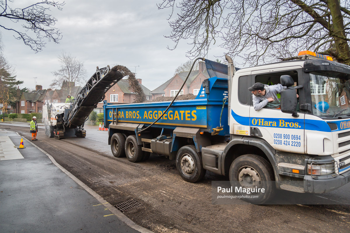 Stock photo - Road works in UK - Paul Maguire