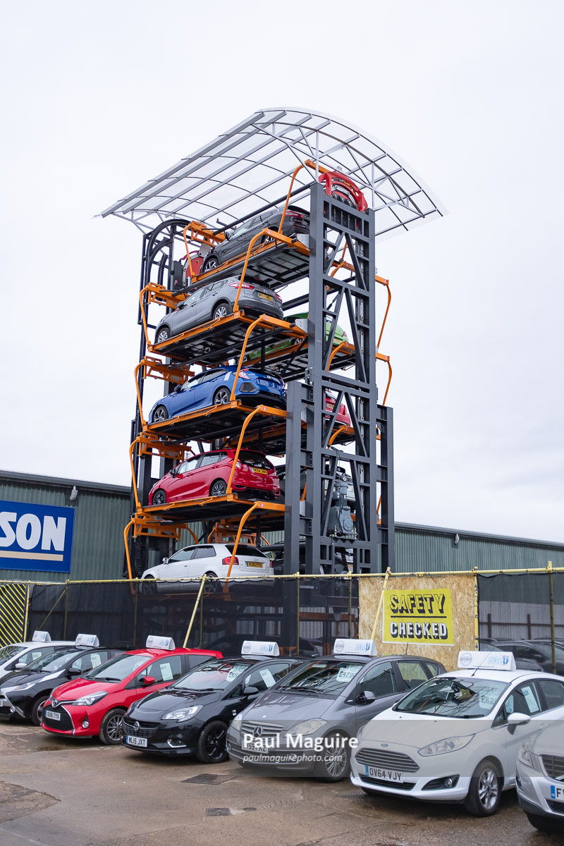 Buy a photo of Rotary parking system - Paul Maguire