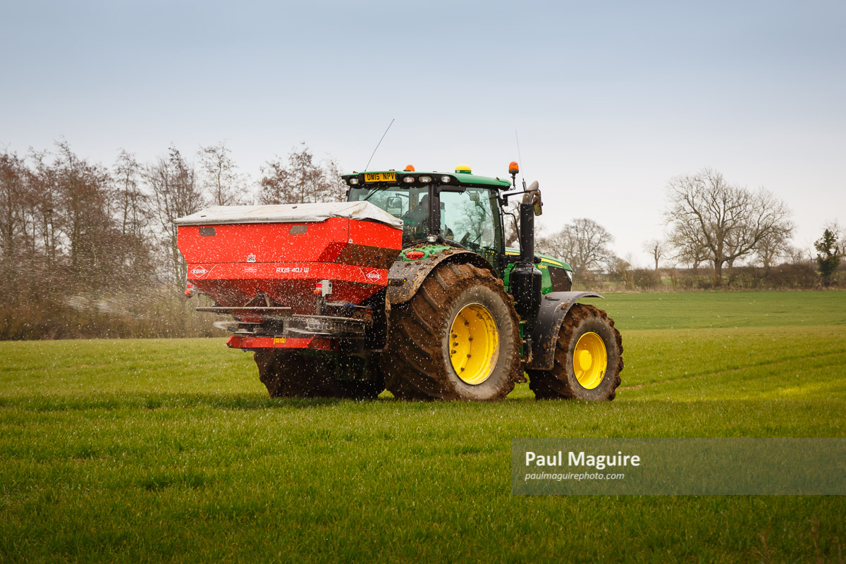 Stock photo - Tractor spraying crops - Paul Maguire