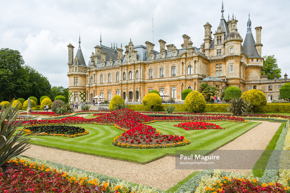 Photo for sale - Waddesdon Manor house and gardens, Buckinghamshire, UK ...