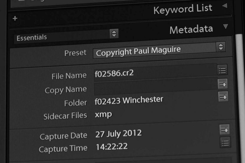 How to customise the metadata panel in Lightroom - Paul Maguire