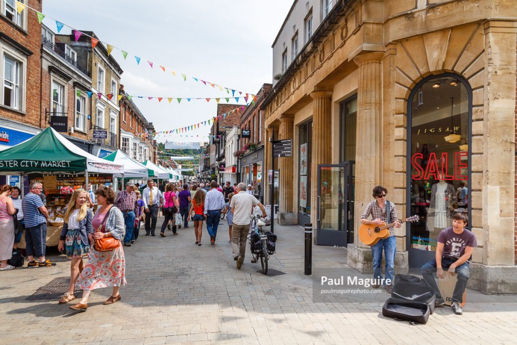 Stock photo - English High Street - Paul Maguire