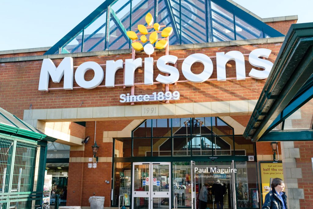 Stock photo - Morrisons store front - Paul Maguire