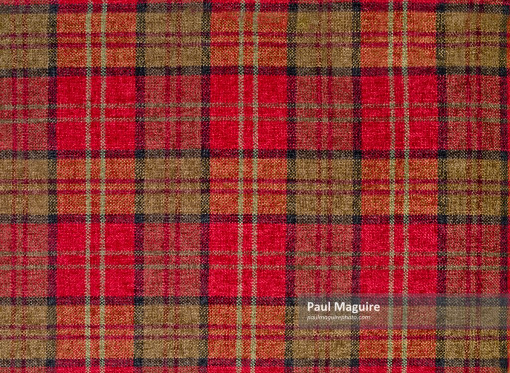 Stock photo - Plaid fabric, tartan pattern background - Paul Maguire