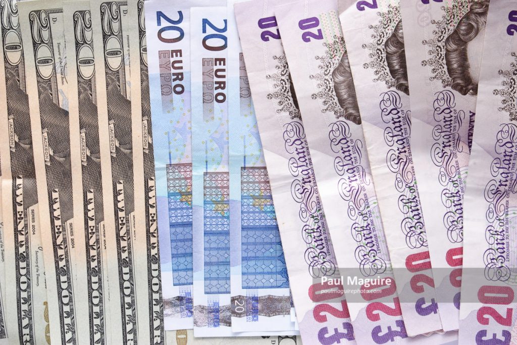 Stock photo - Mixed currency - Paul Maguire