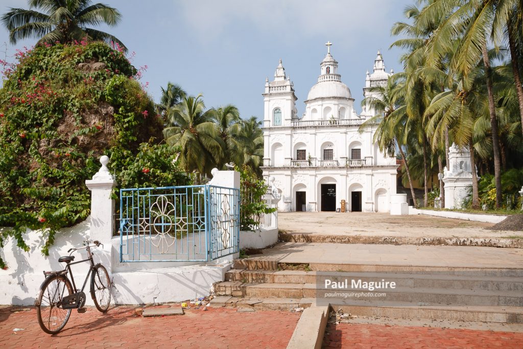 Stock photo - Church of St Alex, Calangute, Goa, India - Paul Maguire